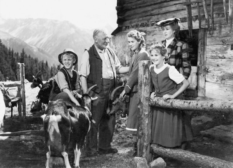 Heidi und Peter CH, 1955 [Elsbeth Sigmund, Heinrich Gretler, Thomas ...