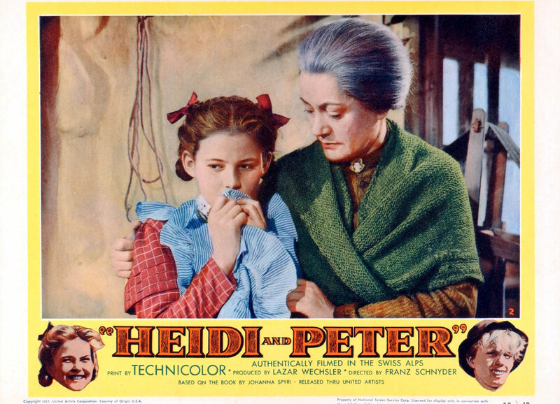 Heidi und Peter CH, 1955 [Elsbeth Sigmund, Heinrich Gretler, Thomas ...